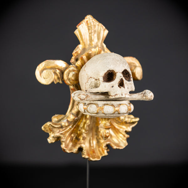 Memento Mori Wood Carving | 1700s Antique | 9.8" / 25 cm – Antiques Heaven